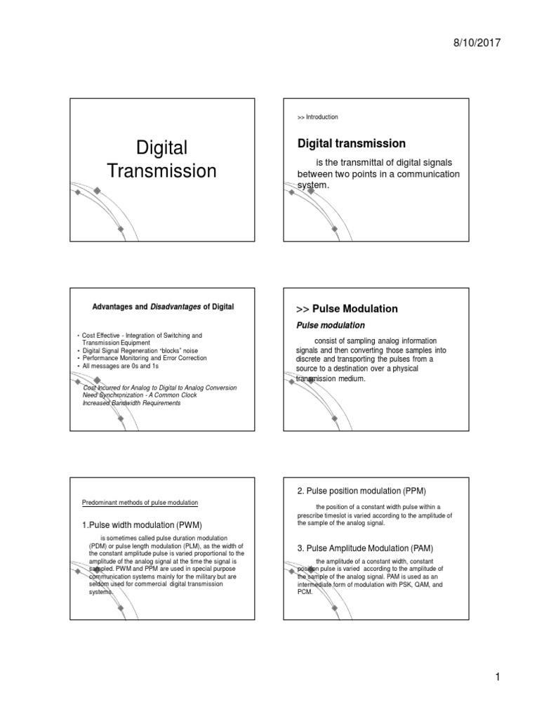 Digi Comm 1 | PDF | Analog To Digital Converter | Modulation