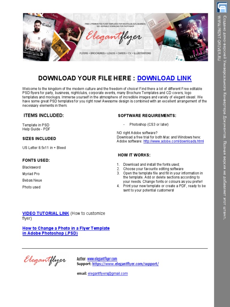Your File Here | PDF | Adobe Photoshop | Zip (File Format)