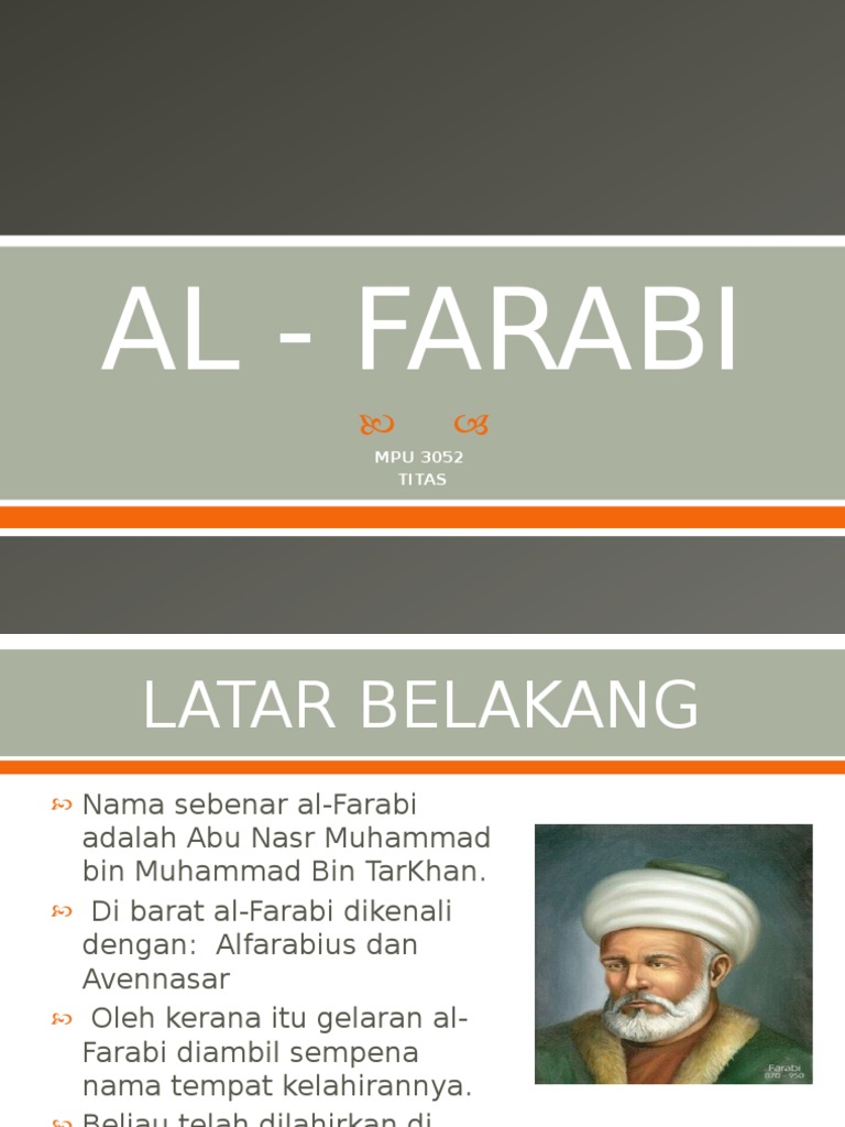 Al - Farabi | PDF