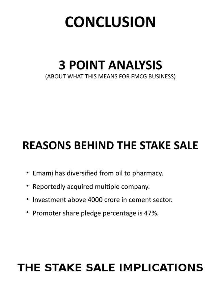 Conclusion: 3 Point Analysis | PDF