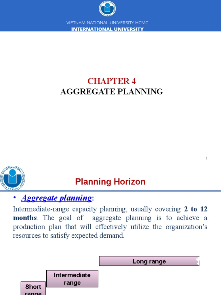 Chap4 Aggregate Planning | PDF | Mathematical Optimization | Computer Simulation