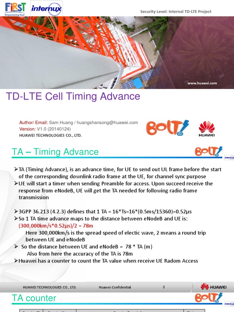 TD-LTE Timing Advance Overview | PDF | Lte (Telecommunication) | Radio ...