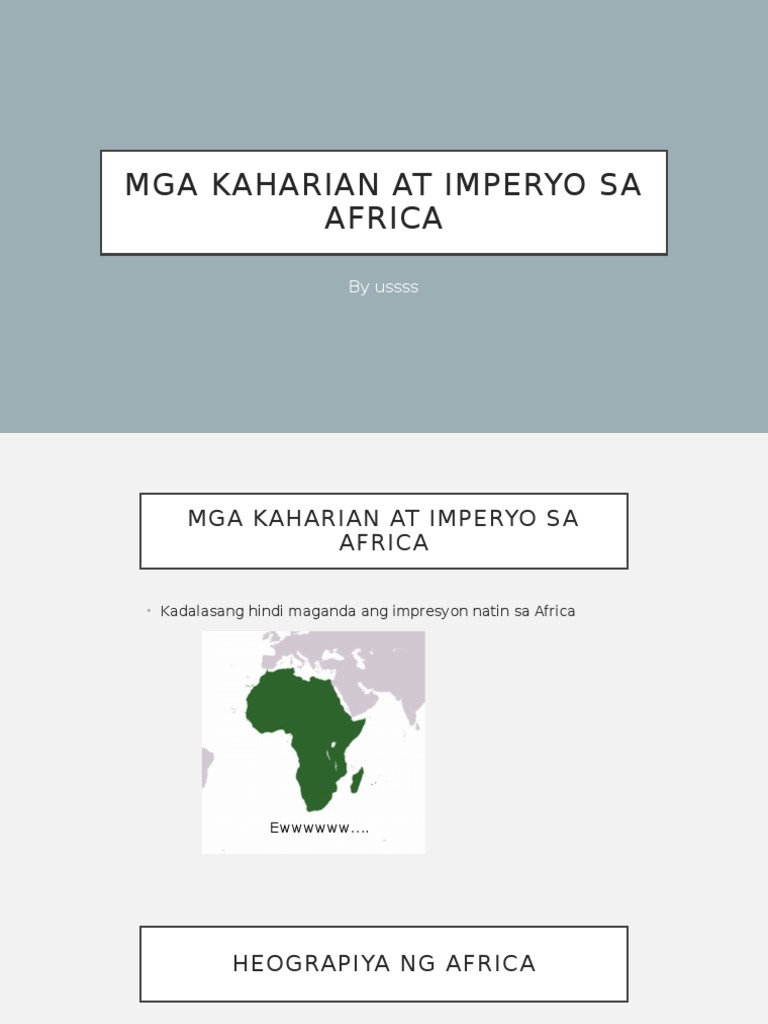 Mga Kaharian at Imperyo Sa Africa 2 | PDF