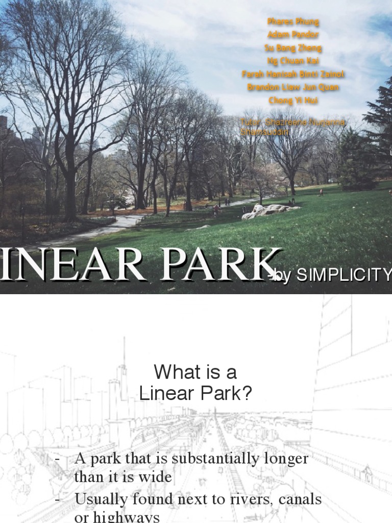 Exploring Linear Parks: Taman Jajar & Alexandra Canal | PDF | Parks ...