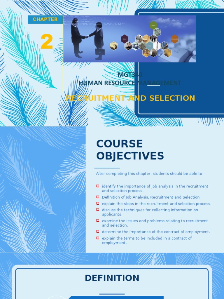 Chapter 2-Recruitment and Selection | PDF | Recruitment | Interview