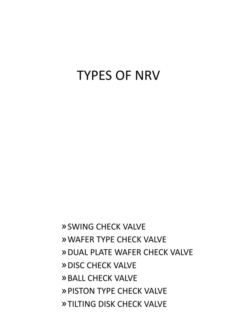 Types of NRV by Ranjit | PDF