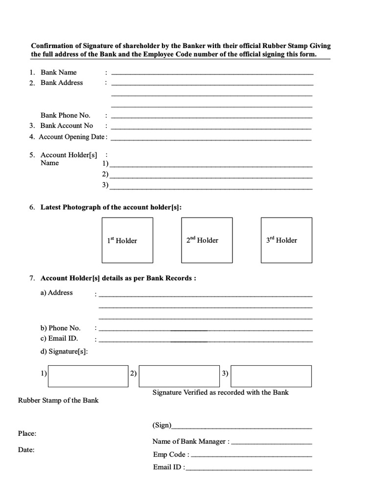 New Bankers Verification | PDF