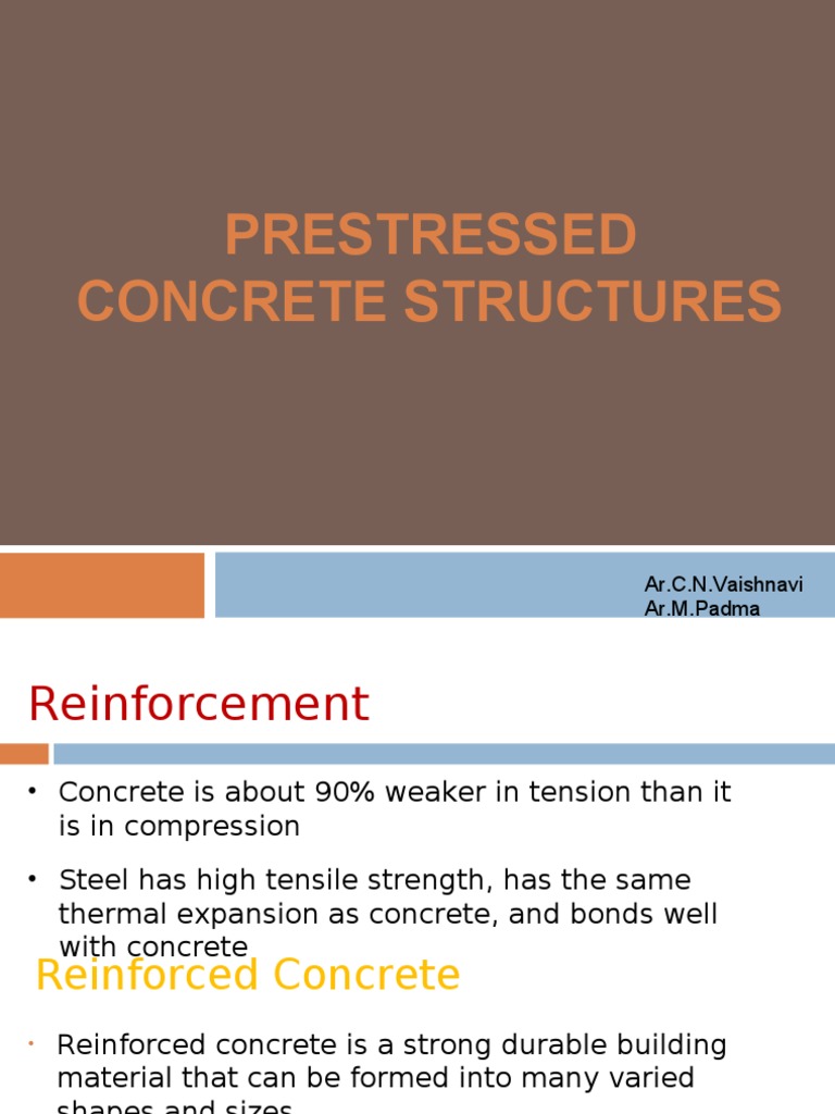 Lecture 1 - Prestressed Concrete | PDF | Prestressed Concrete | Concrete
