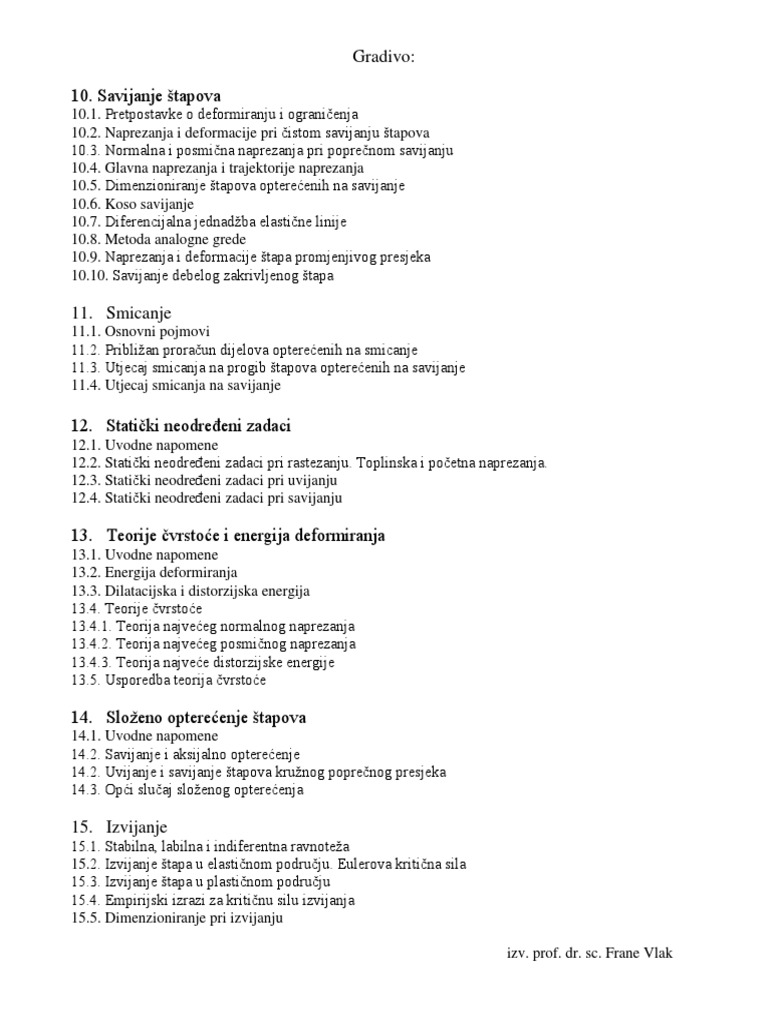 Mehanika Materijala 1 (130,140) 2. Kolokvij - 2018 (Ogledni Primjer) | PDF