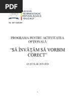 Fisa de Progres Individual Prescolari | PDF