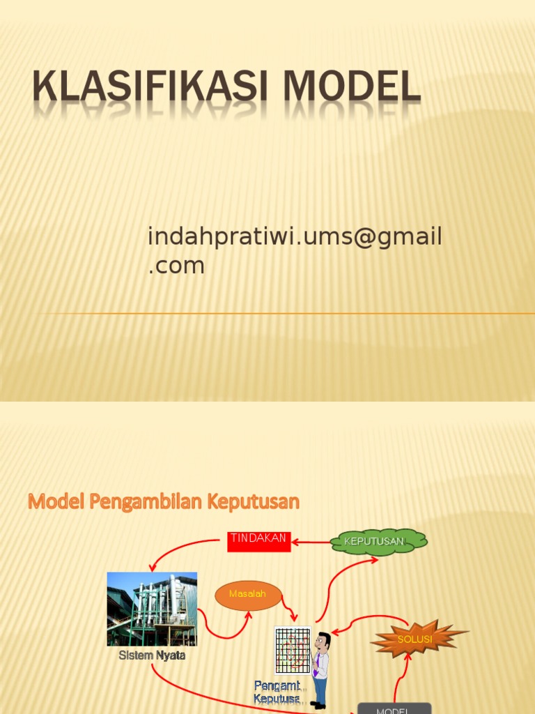 Klasifikasi dan Karakteristik Model Sistem | PDF | Teknologi & Rekayasa