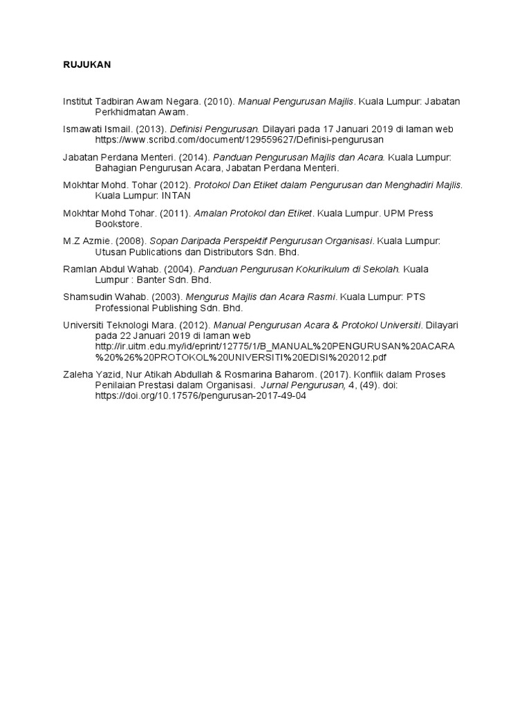 Contoh Rujukan | PDF