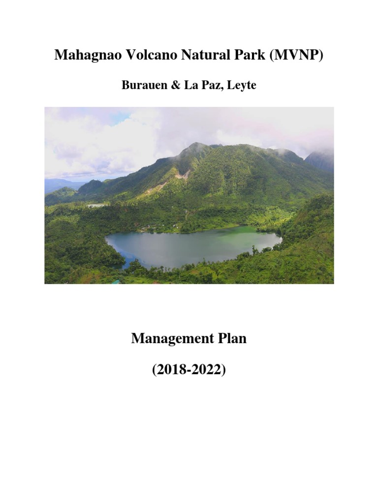 Annex H. MVNP Management Plan (CY 2018-2022) PDF | PDF | Protected Area ...