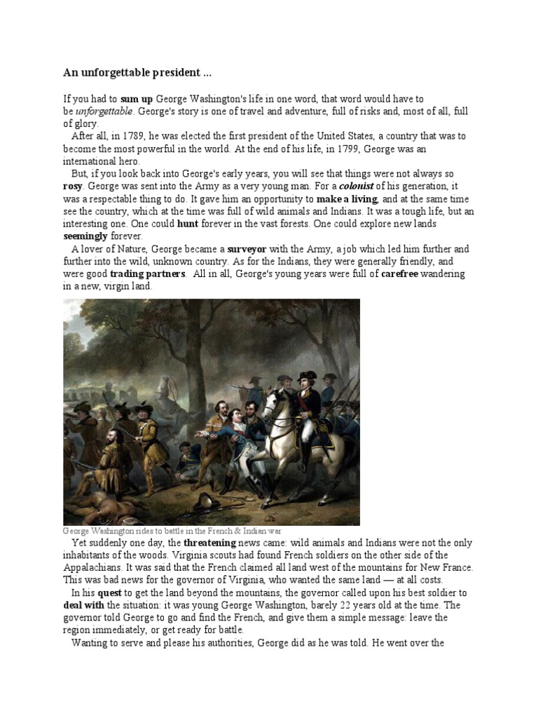 George Washington in the French War | PDF | French And Indian War ...