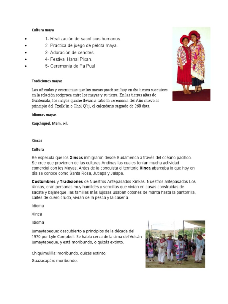 Ceremonia de Pa Puul en la Cultura Maya | PDF | Civilización maya ...
