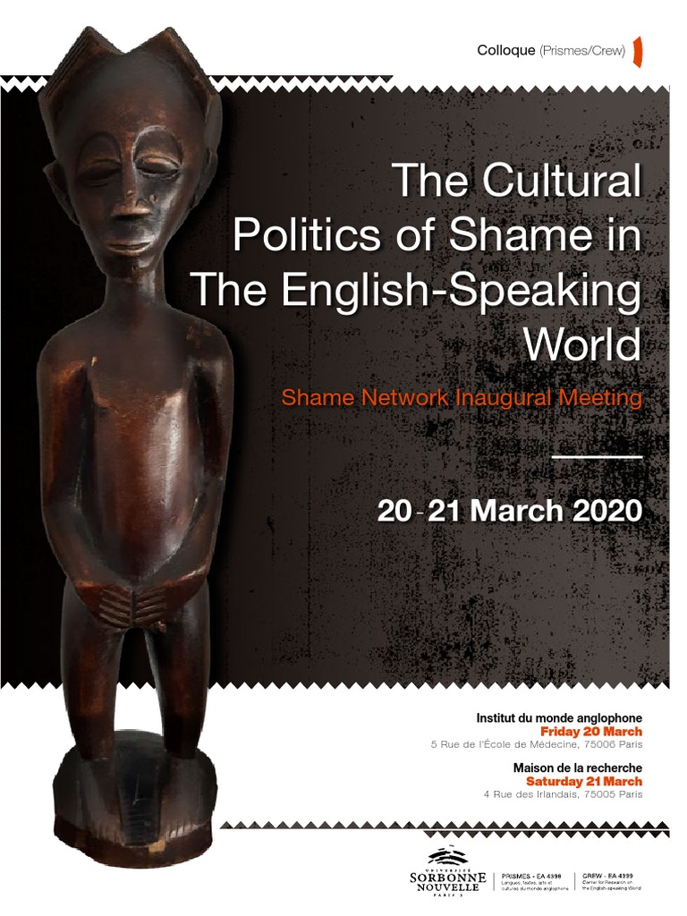 Cultural Politics of Shame Conference | PDF
