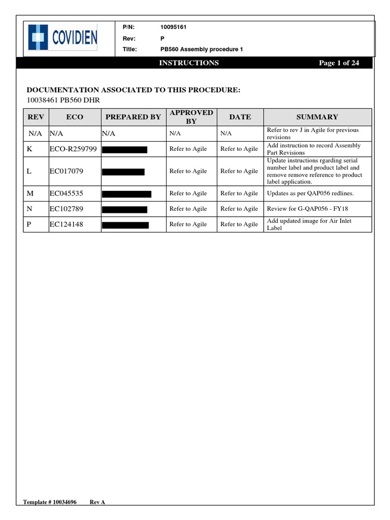 PB560 Assembly Procedure Guide | PDF | Electrical Connector | Nut ...