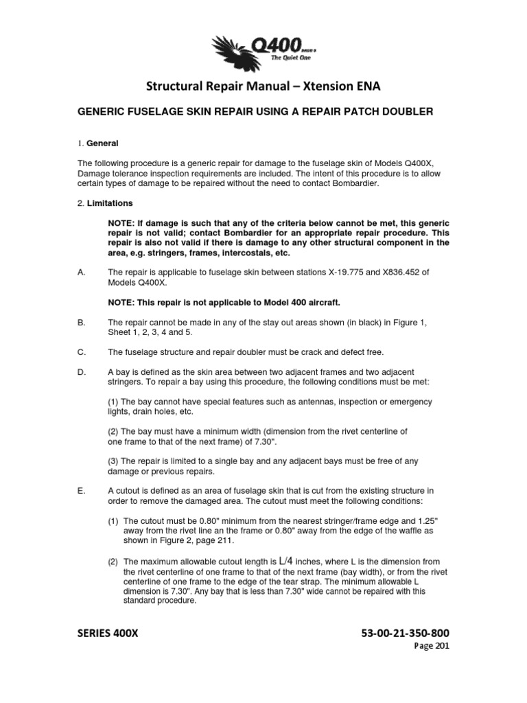 Structural Repair Manual | Download Free PDF | Rivet | Fuselage