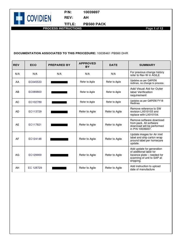 PB560 Pack Process Guide | PDF | Packaging And Labeling | Barcode