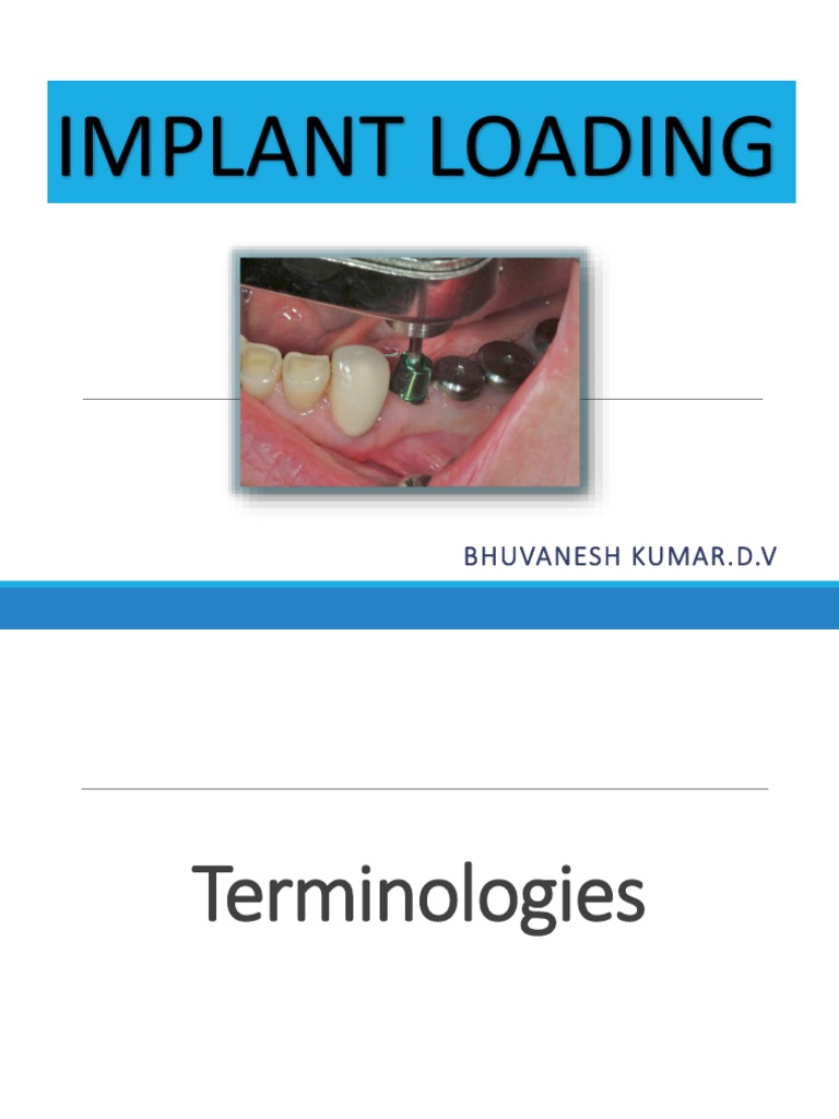 Implant Loading Protocols Explained | PDF | Dental Implant | Bone