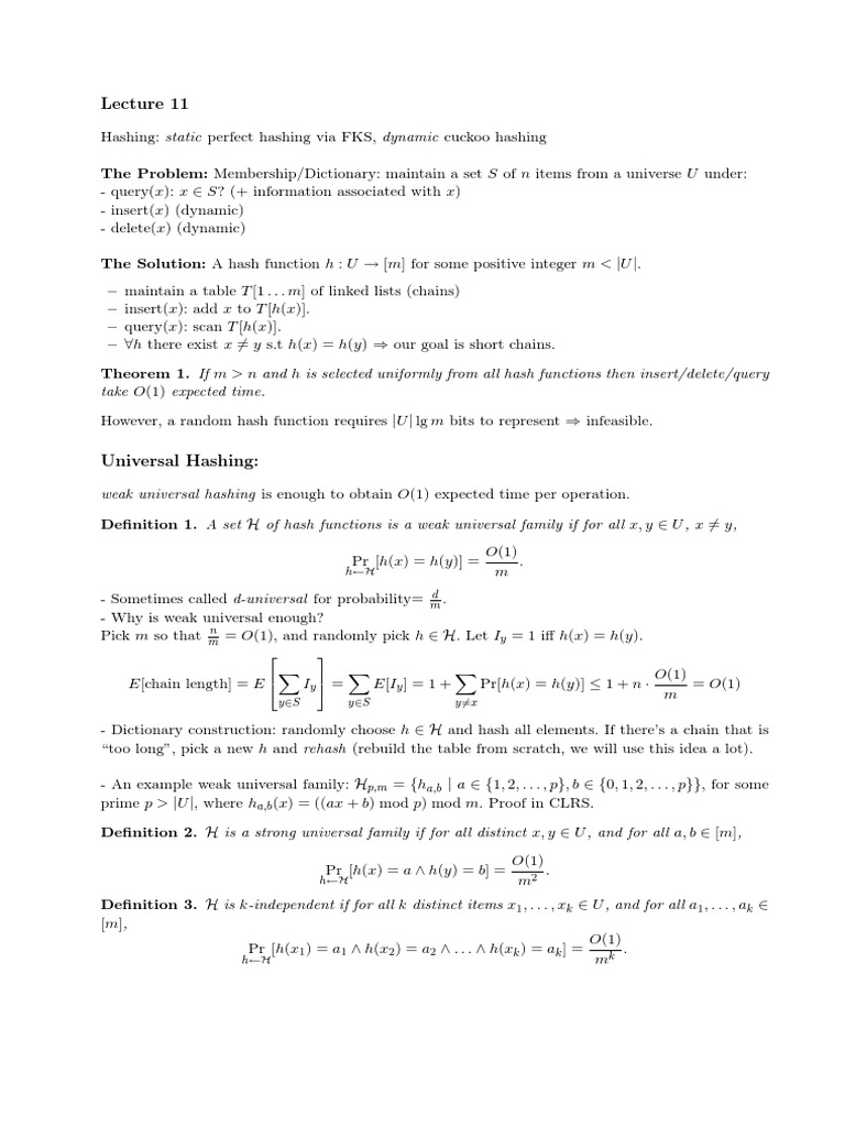L11 PDF | PDF | Algorithms And Data Structures | Applied Mathematics