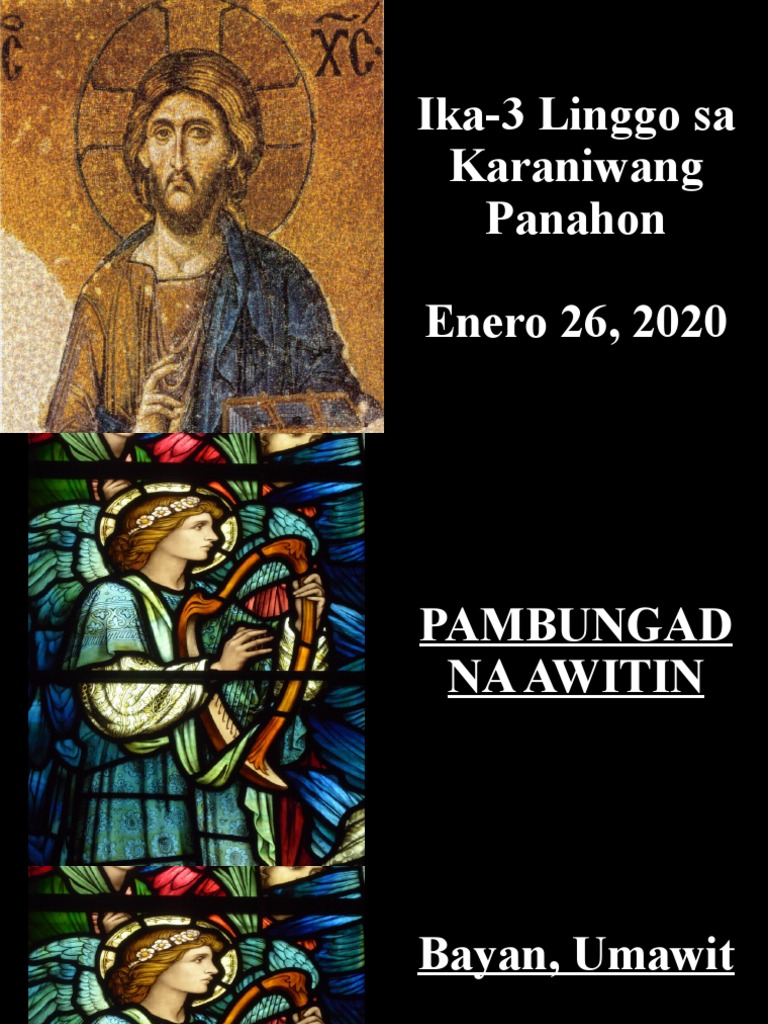 Ika-3 Linggo Sa Karaniwang Panahon | PDF