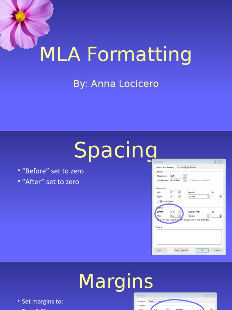 MLA Formatting Guidelines | PDF