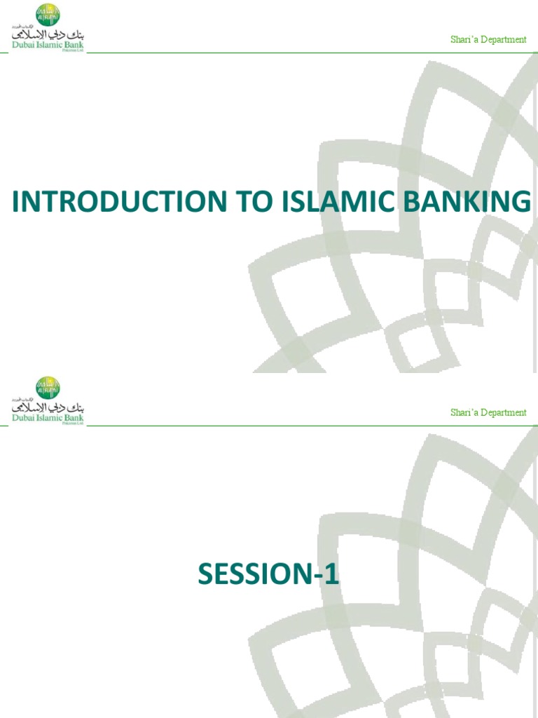 Introduction To Islamic Banking | PDF | Islamic Banking And Finance | Lease