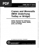 Asme B30.2 2022 | PDF | Crane (Machine) | Brake