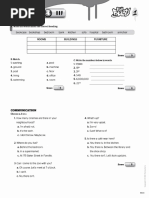 Pioneer Intermediate B1 Tests Module 1 | PDF | Roommate