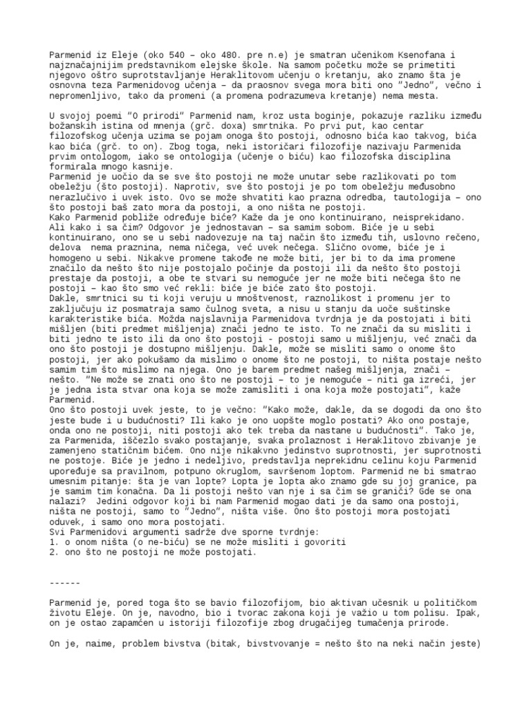 Parmenid | PDF