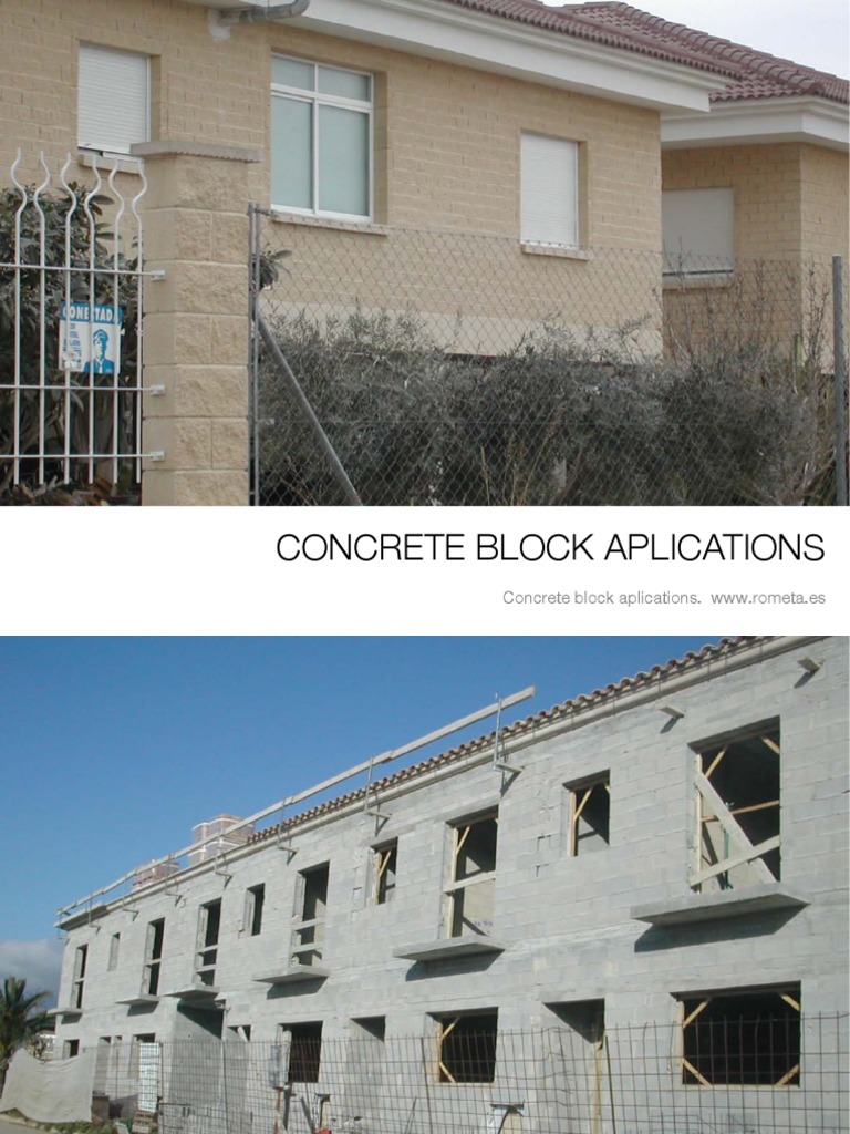 Concrete Block Uses & Benefits | PDF