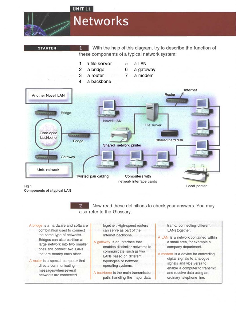 With The Help of This Diagram, Try To Describe The Function of These ...