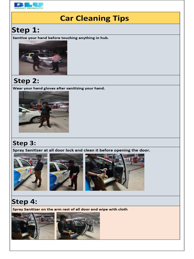 Sop For Car Cleaning | PDF