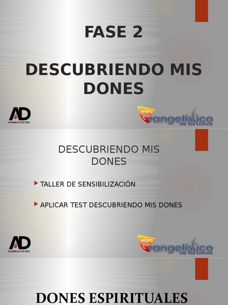 Taller sobre Dones Espirituales | PDF | Primera epístola a los ...