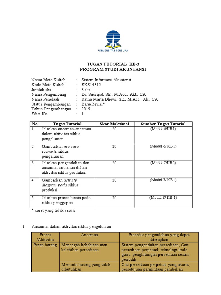 Tugas 3 SIA Andre | PDF
