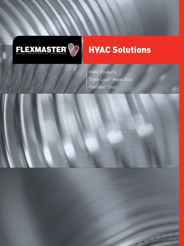 Flexmaster HVAC Brochure (USA) | PDF | Duct (Flow) | Pipe (Fluid ...
