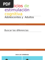 Cuaderno de Estimulación Cognitiva | PDF