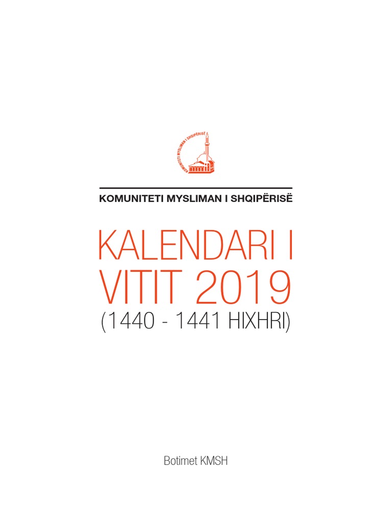 Kalendari 2019 | PDF