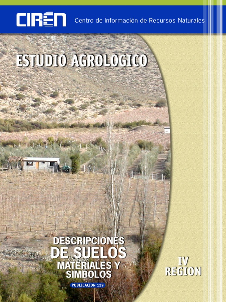 Agrologico IV Region Completo | PDF | Suelo | Ciencias de la Tierra