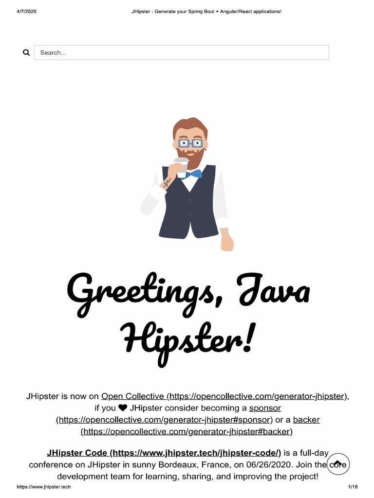 Development With JHipster | PDF