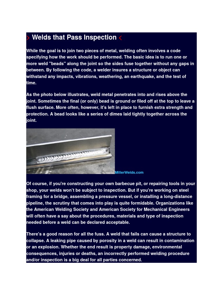1 Anatomy of Weld | PDF | Welding | Construction