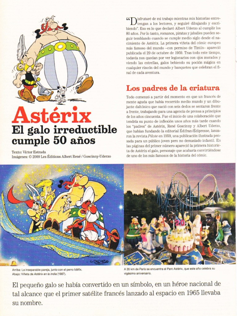 Astérix El Galo Irreductible | PDF | Cómics | Dibujos animados