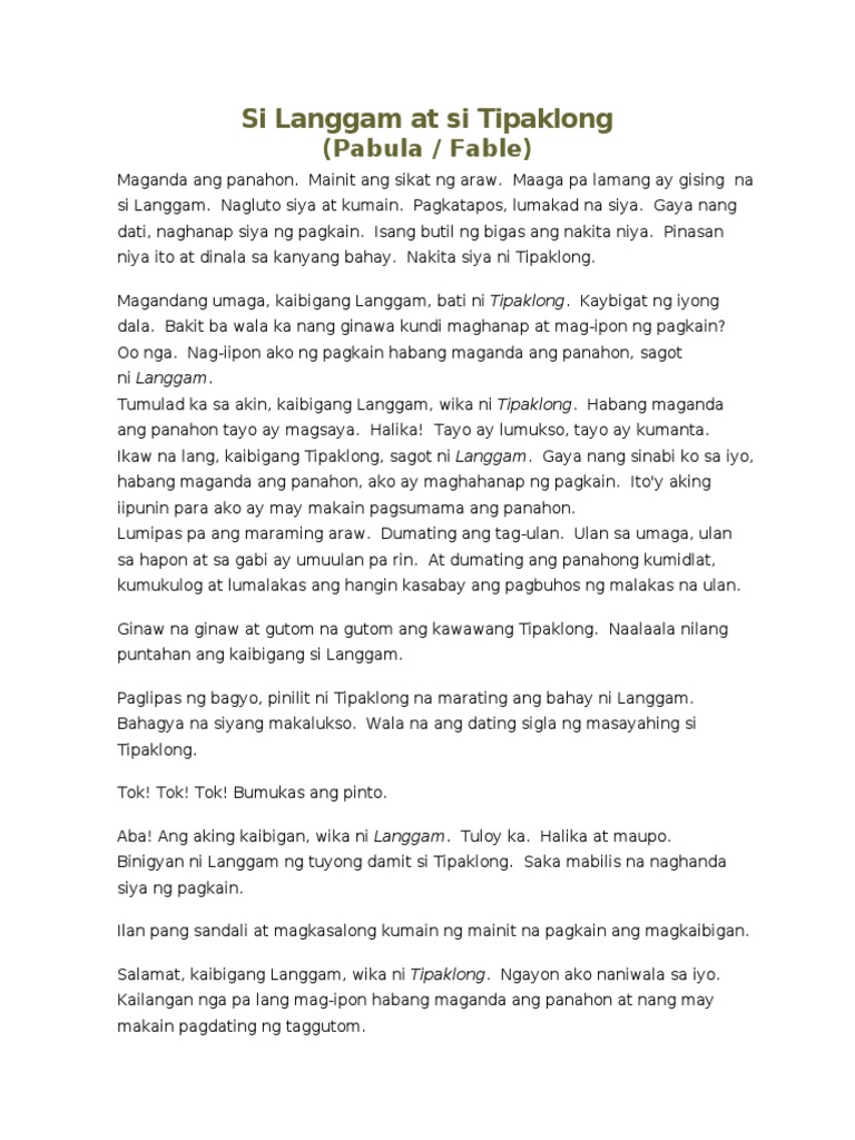 Pabula | PDF