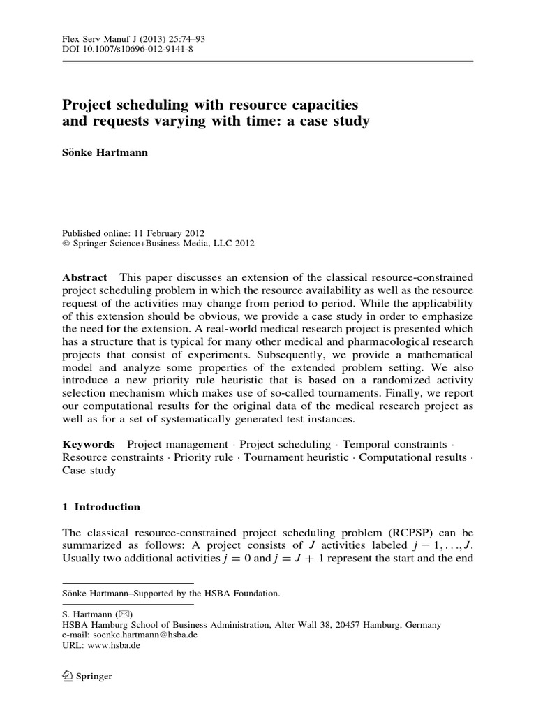 MEPM 515 SP2020 Case Study 01 PDF | PDF | Mathematical Optimization | Experiment