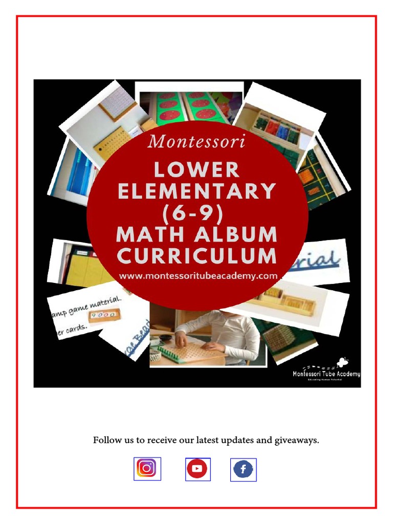 Montessori Math 6 9 Album Lower Elementary PDF | PDF | Fraction ...