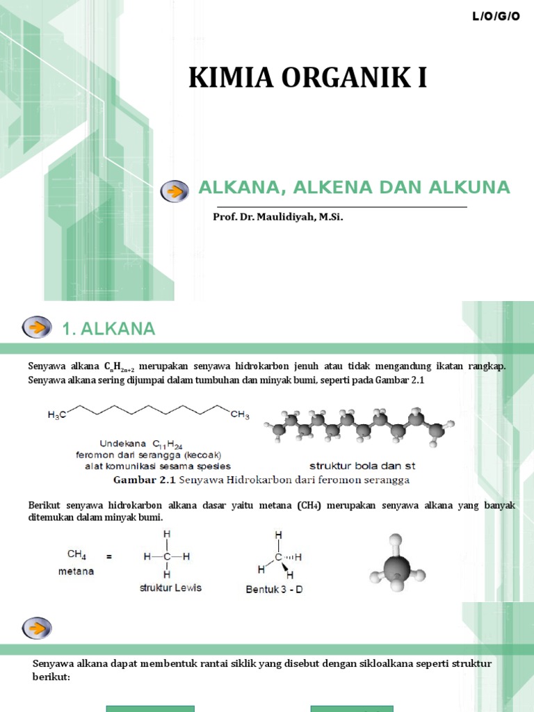 Struktur dan Sifat Senyawa Alkana, Alkena, dan Alkuna | PDF