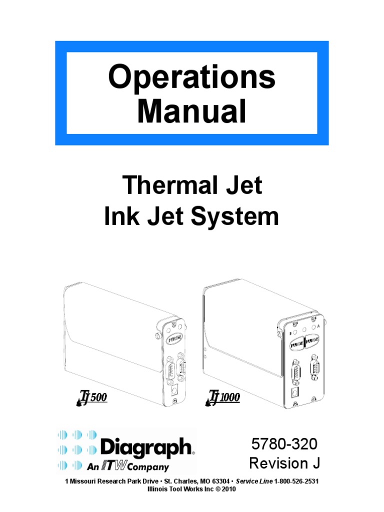 Manuals Book of Diagraph TJ 500 1000 | PDF | Printer (Computing ...