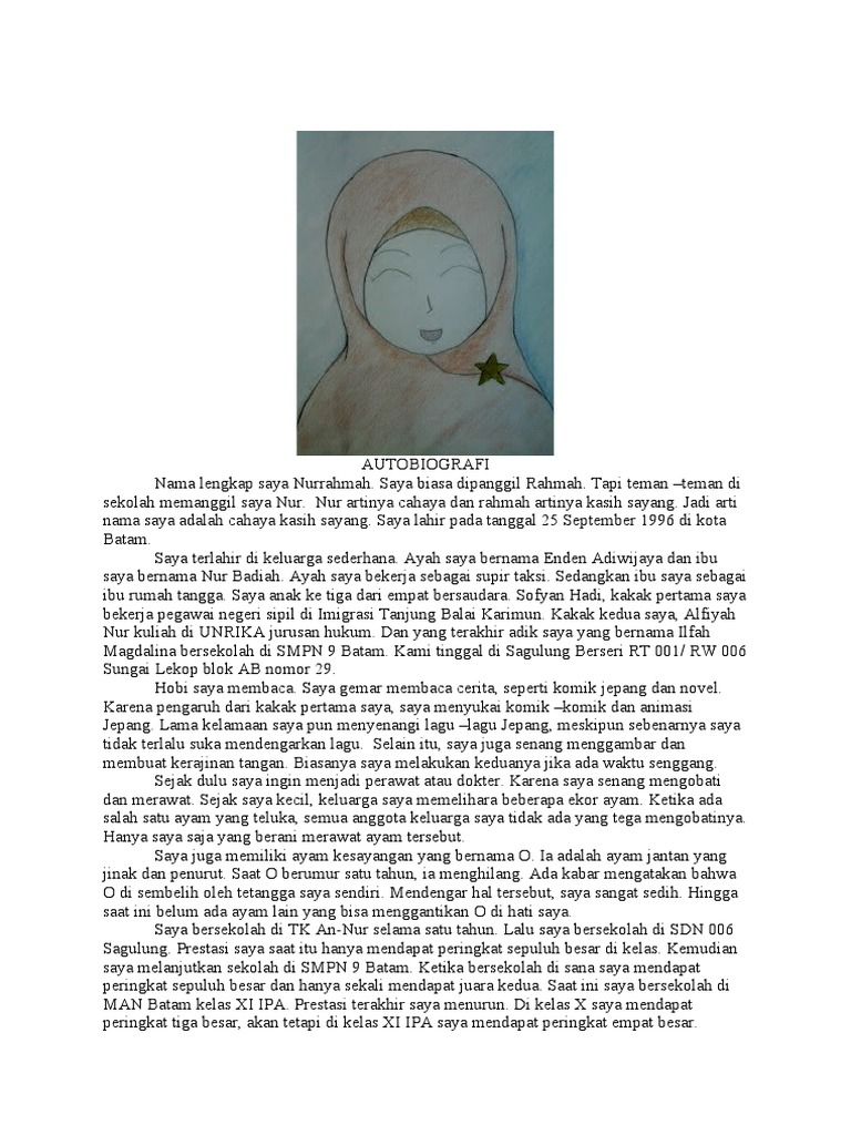 Contoh Autobiografi Pdf