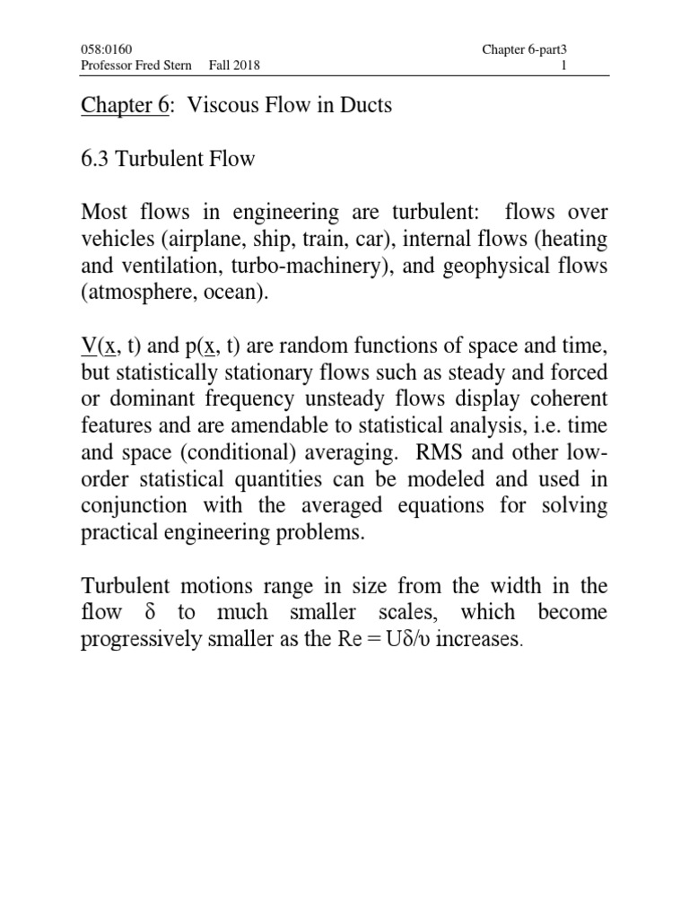 Chapter6 - Part3 58160 2014 | PDF | Turbulence | Fluid Dynamics